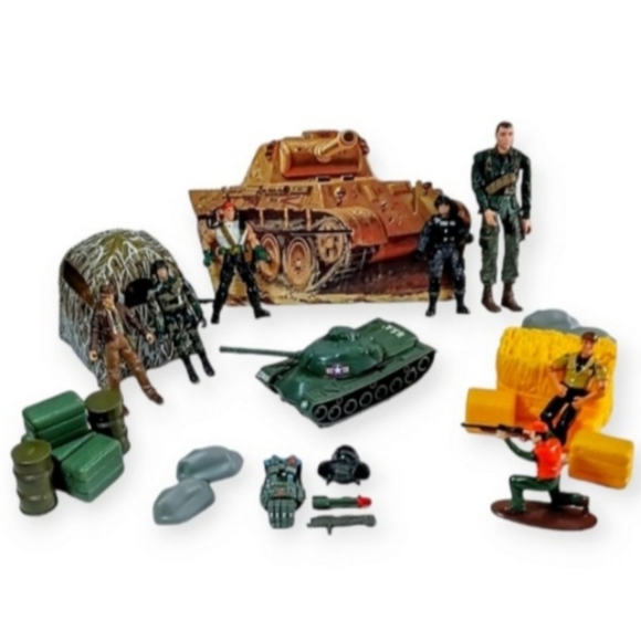 Toys | Lot Of Action Figures Accessories Tanks Action Figures Indiana ...
